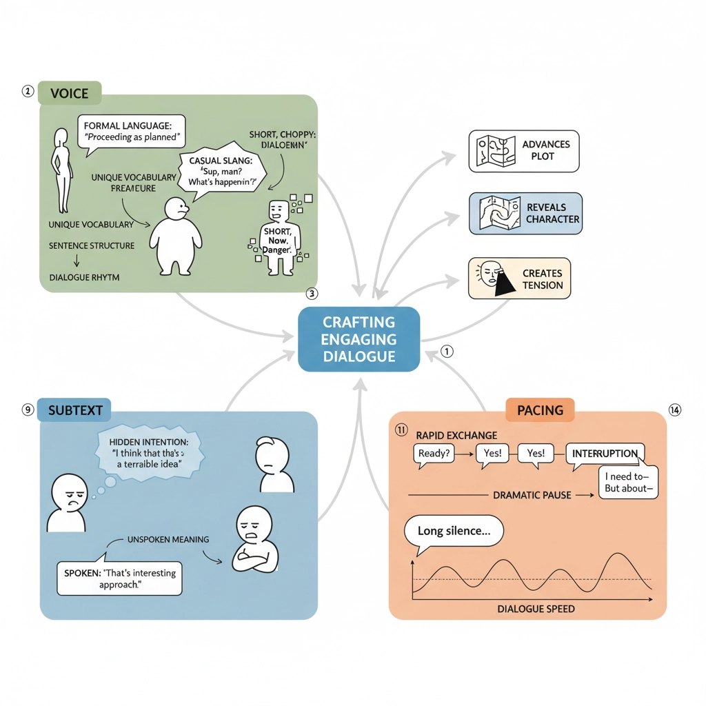 Crafting Engaging Dialogue: Voice, Subtext, and Pacing | BMR Education