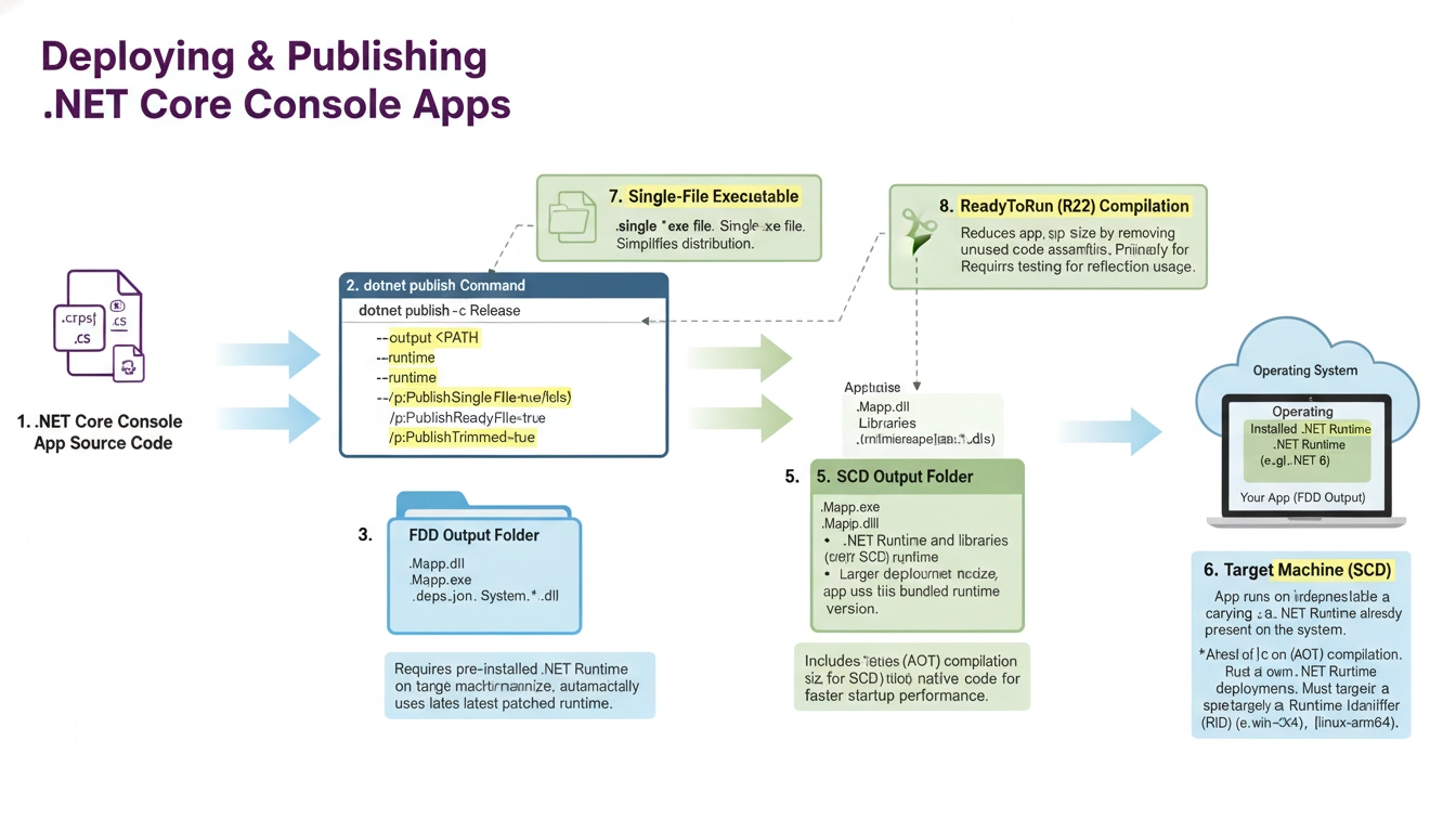 Deploying and Publishing Your .NET Core Console App | BMR Education